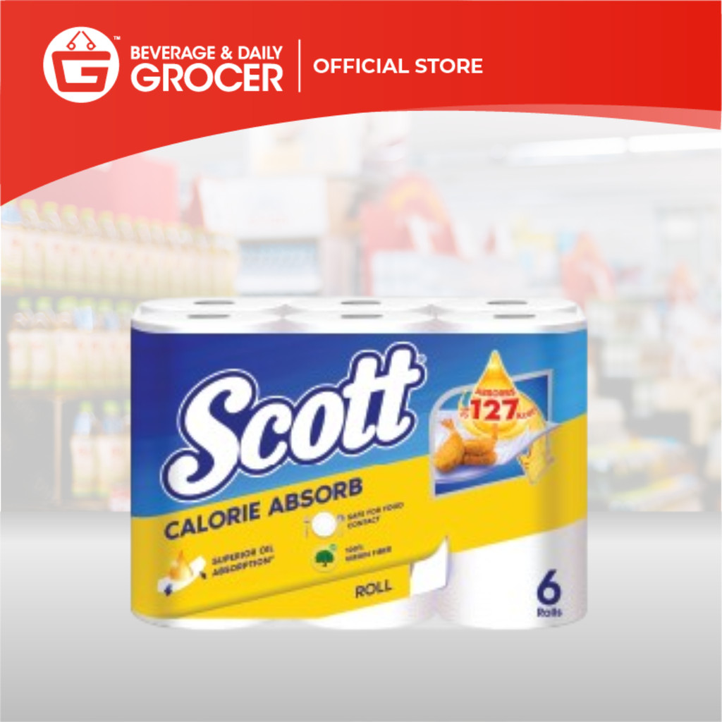 [Klang Valley] Scott Kitchen Towel Calorie Absorb 3X6X50S (3 Packs ...