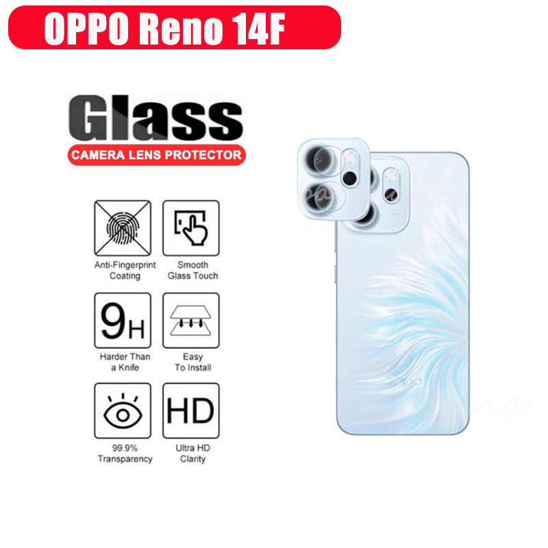 For Reno 14F Tempered Glass Screen Protector Reno 14 5G Reno 13F 12F ...
