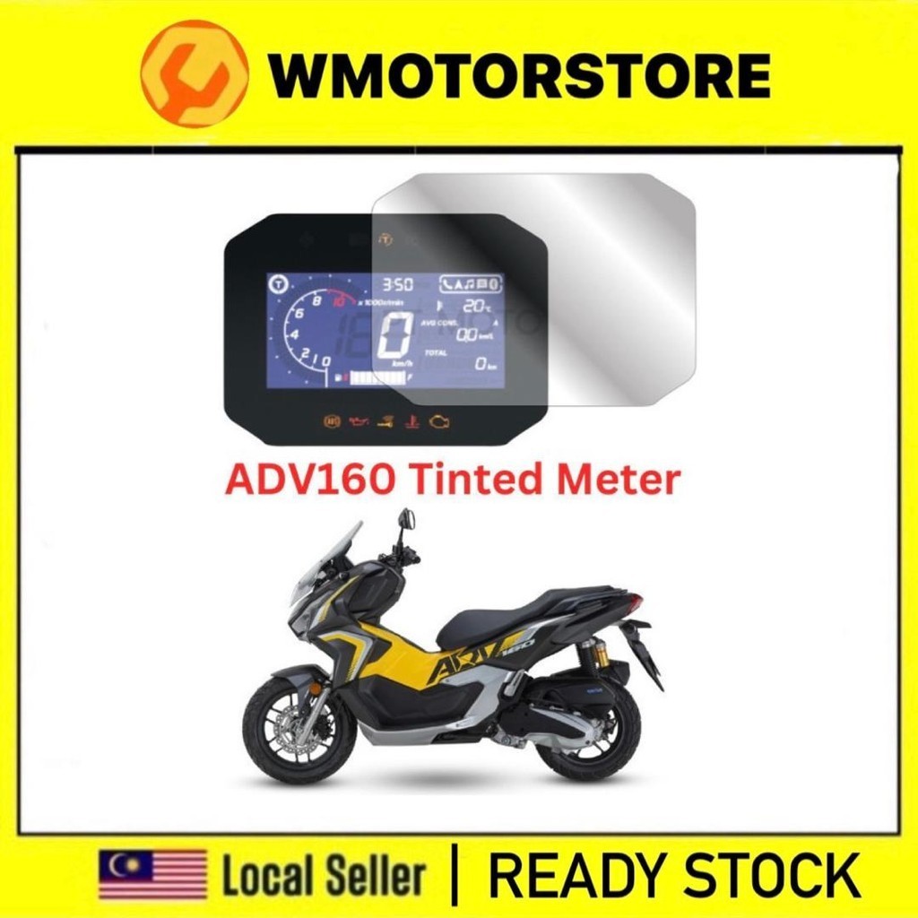 Honda ADV 160 Tinted Meter, Screen Protector Clear HD. TPU. SPEEDOMETER ...
