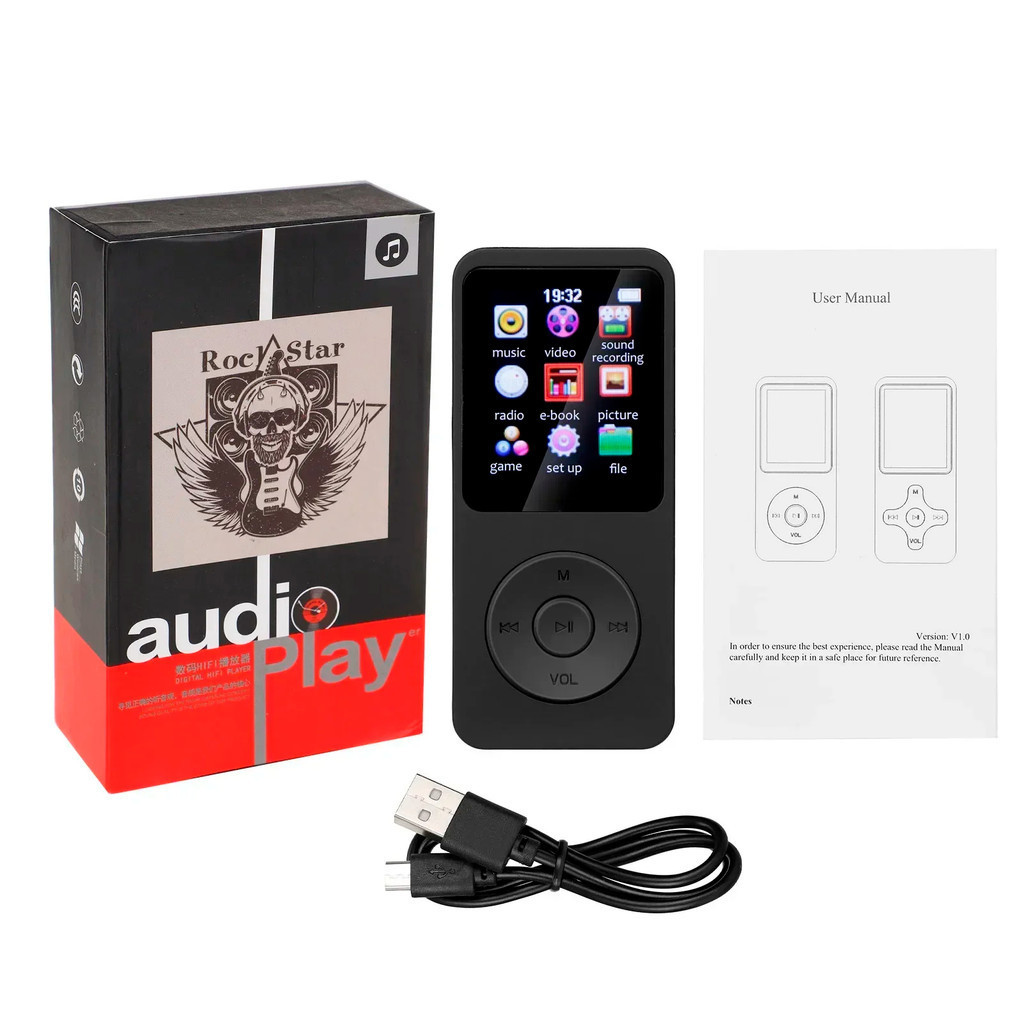 (Malaysia Stock) Portable MP3 Player 1.8 Inch Color Screen Walkmen HIFI ...