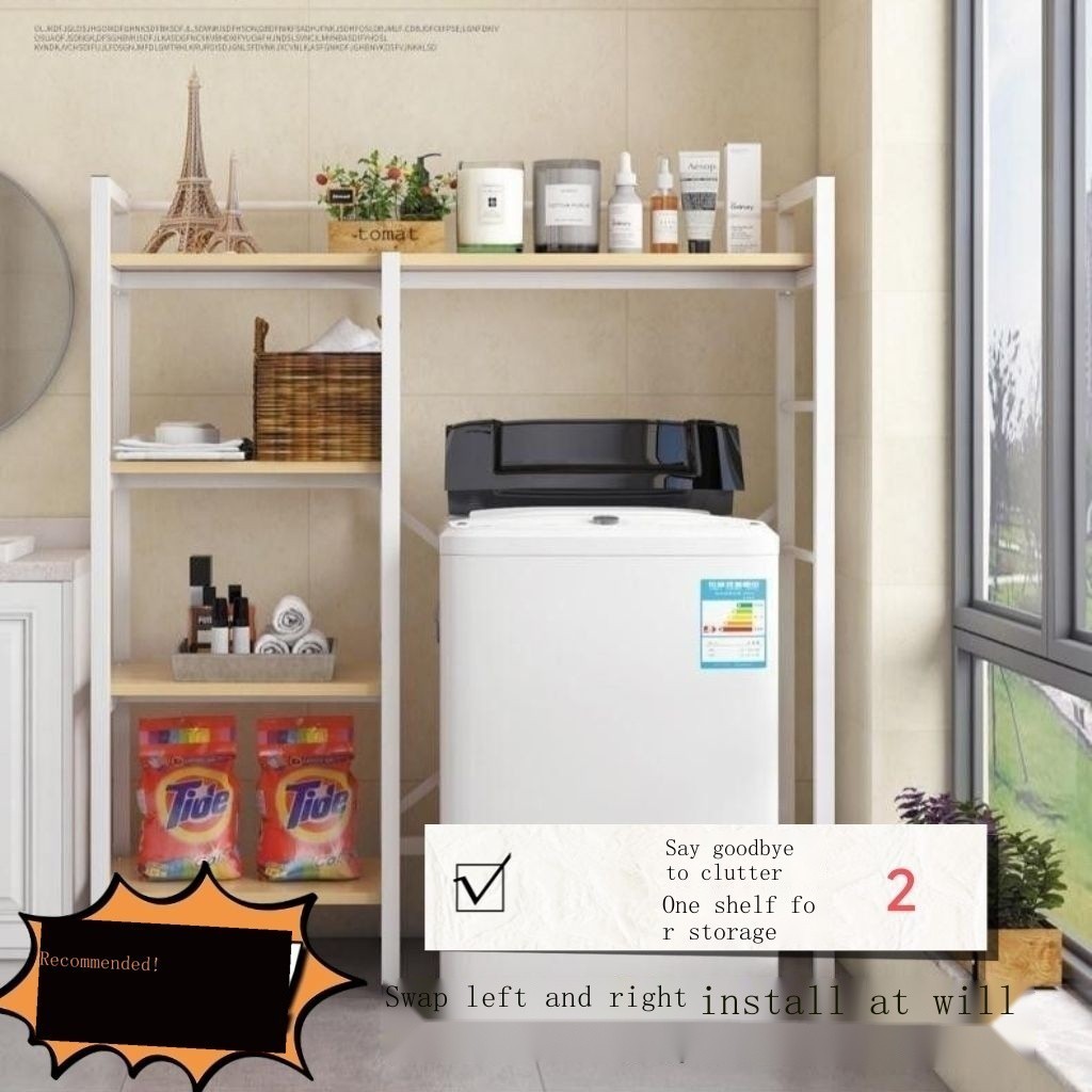 Washing Machine Storage Rack Floor-standing Bathroom Drum Top-opening ...