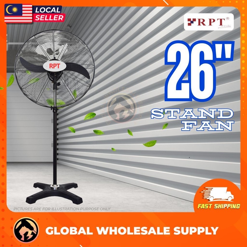 RPT 26" Stand Fan Industrial Series Fan Kipas Besar Kilang Kipas ...