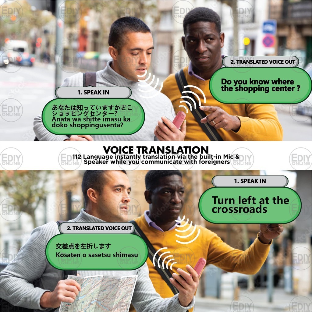 Study & Travel BM-BI-BC Smart Translator Pen Kamus Dictionary Multi ...