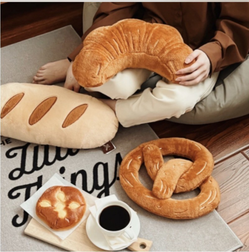 Special-shaped Sofa Cushion Simple Croissant Pillow Home Bread Pillow ...