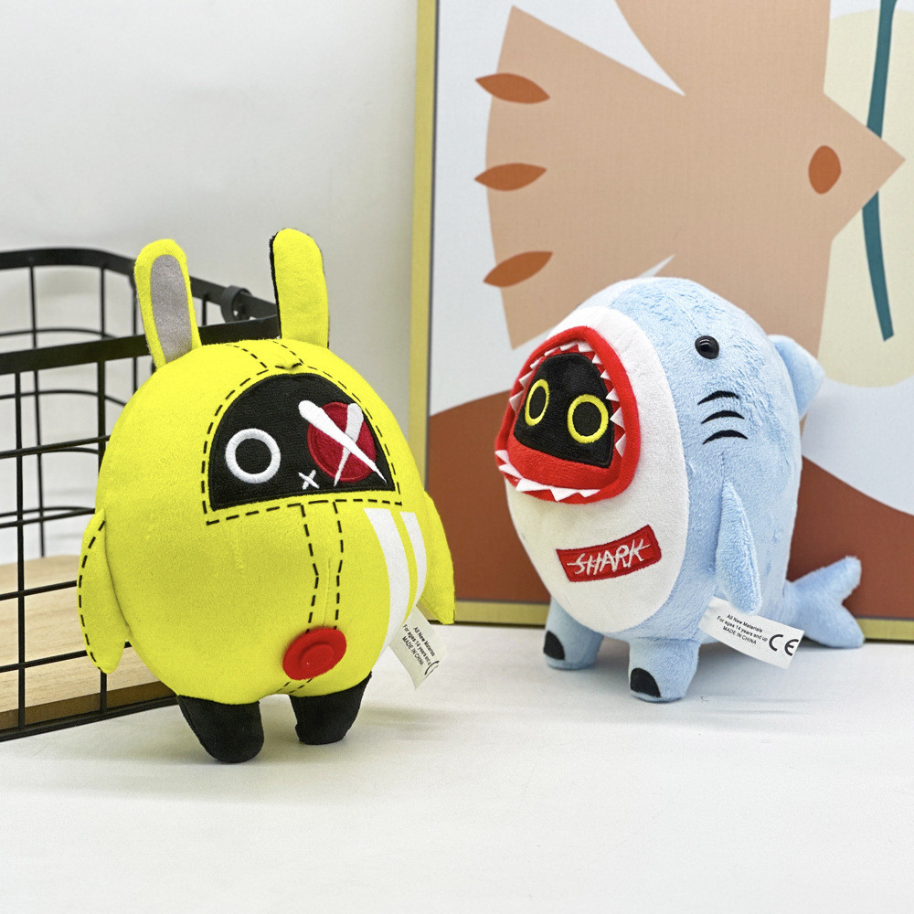 Plush Sharkboo Charming Zenless Zone Zero Bangboo Fluffy Stuffed Animal ...