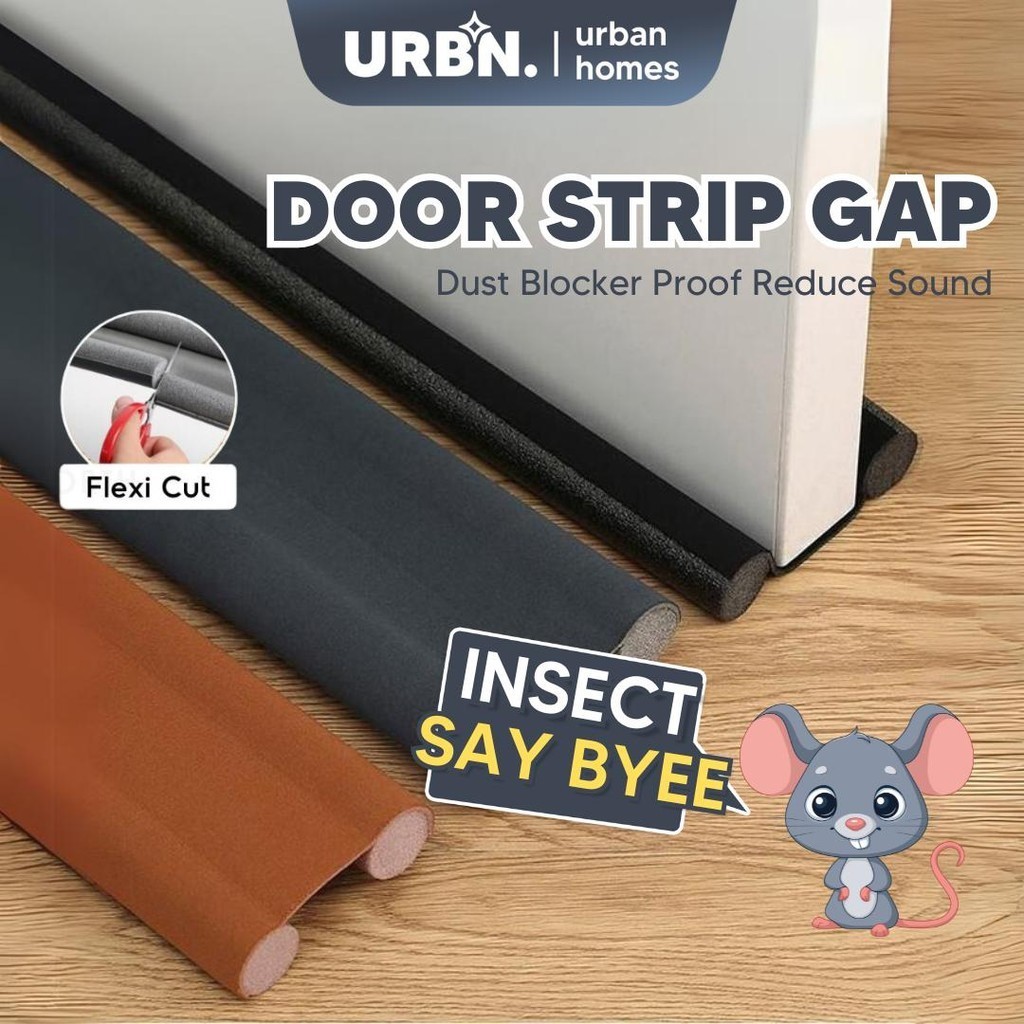 95cm Door Gap Bottom Seal Soundproof Wind Dust Blocker Doorstop Sealing ...