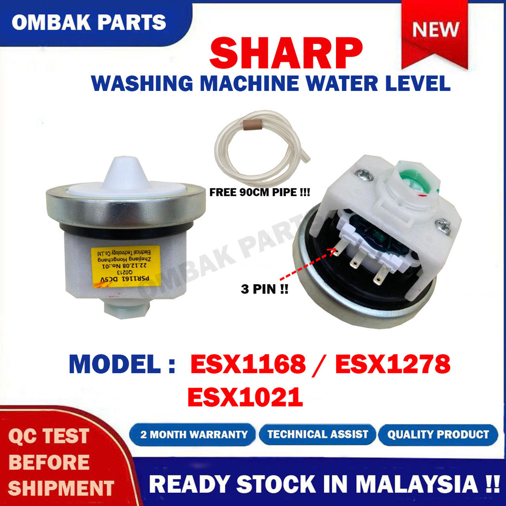 ESX1168 ESX1278 ESX1021 SHARP WASHING MACHINE WATER LEVEL PRESSURE ...
