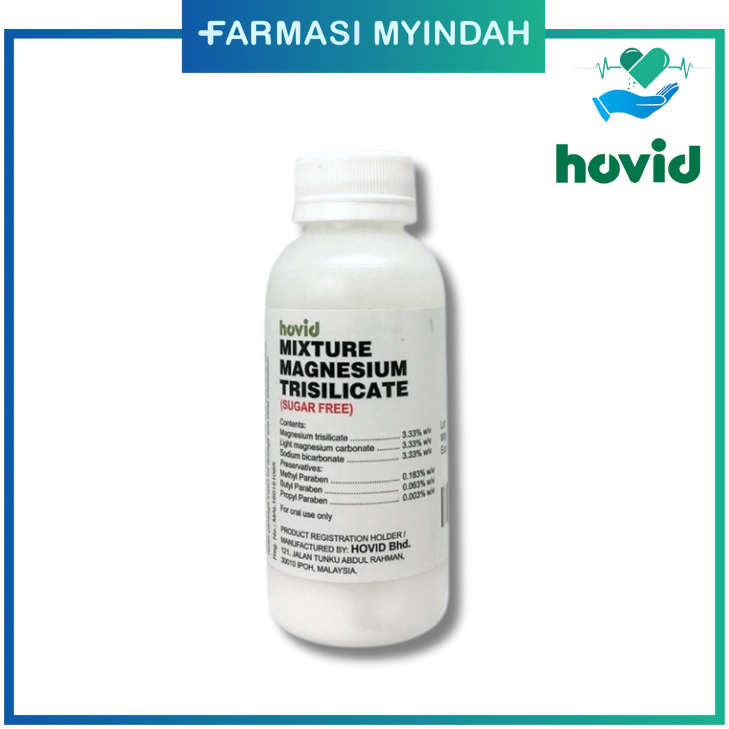Hovid Mixture Magnesium Trisilicate 120ml | Shopee Malaysia