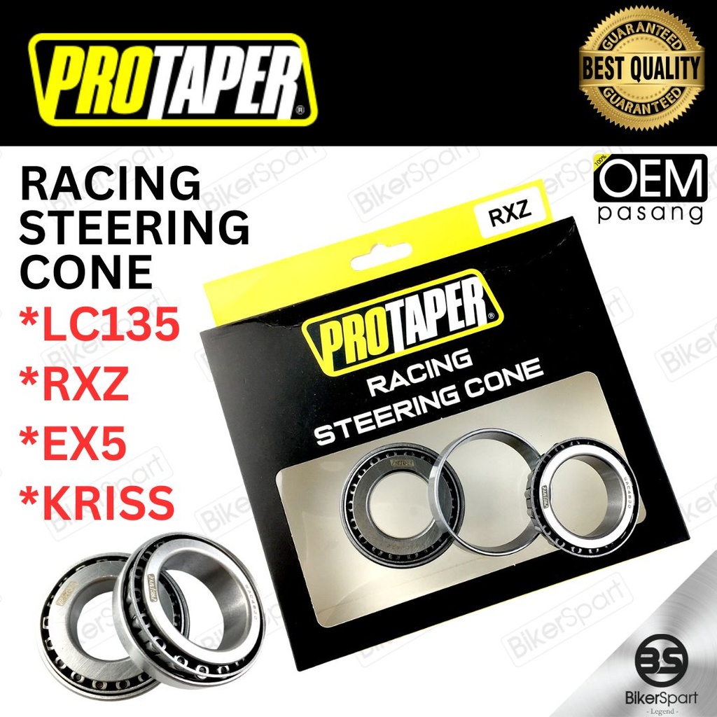 PROTAPER LC135 RXZ EX5 KRISS RACING STEERING CONE SET | Shopee Malaysia