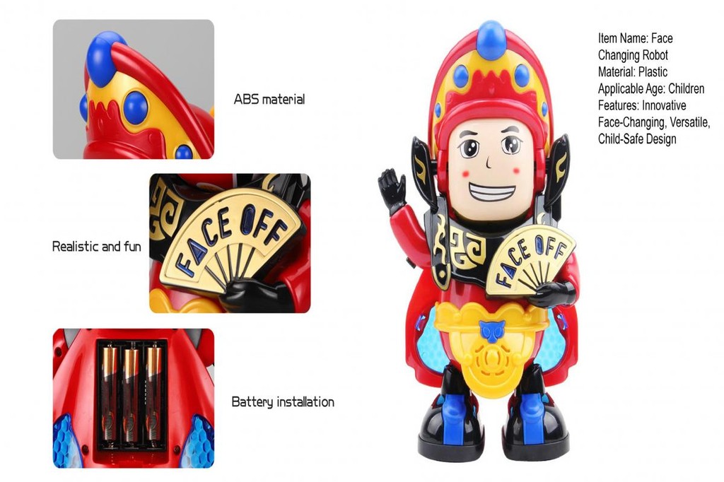 BoomBoom Sichuan Opera Art Toy Face-changing Mode Chinese Sichuan Opera ...