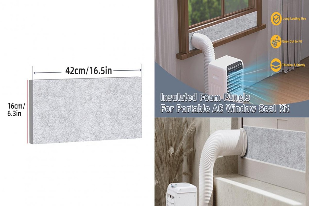 KA* Air Conditioner Window Insulation Foam Board Air Conditioner ...