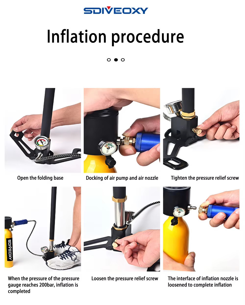 Diving Tank Equipment MINI Oxygen Tank for Breathing 0.5L Mini Portable ...