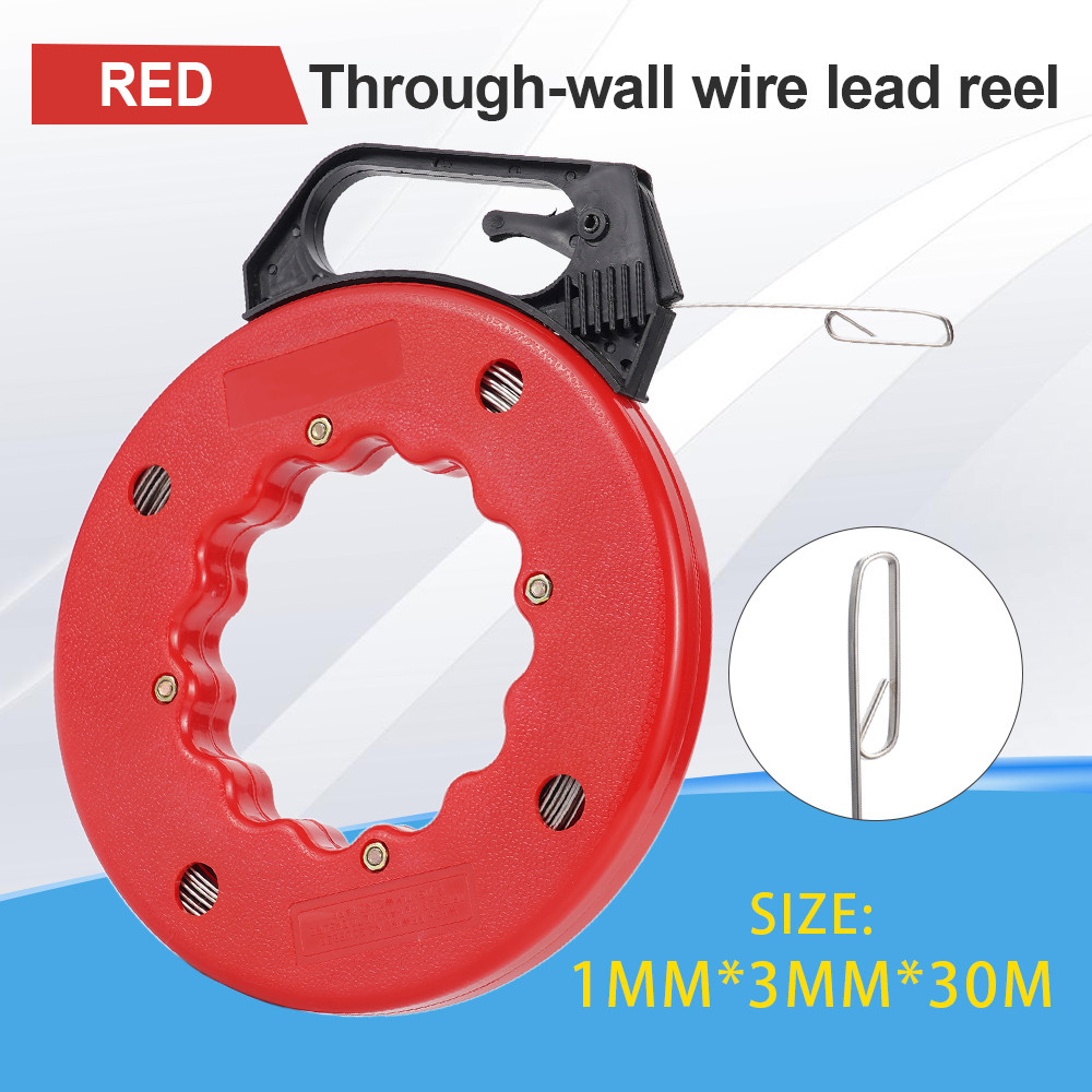 30M Stainless Steel Electrical Steel Wire Fish-shaped Wire Pulling Tool ...