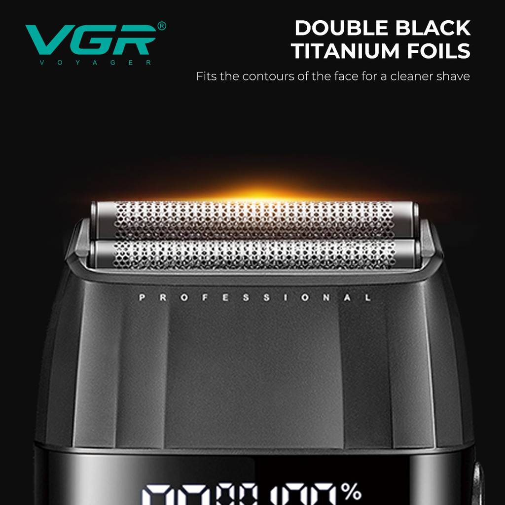 VGR-V-640 S Professional hair clipper Adjustable rechargeable electric clipper 9000 RPM men's ...