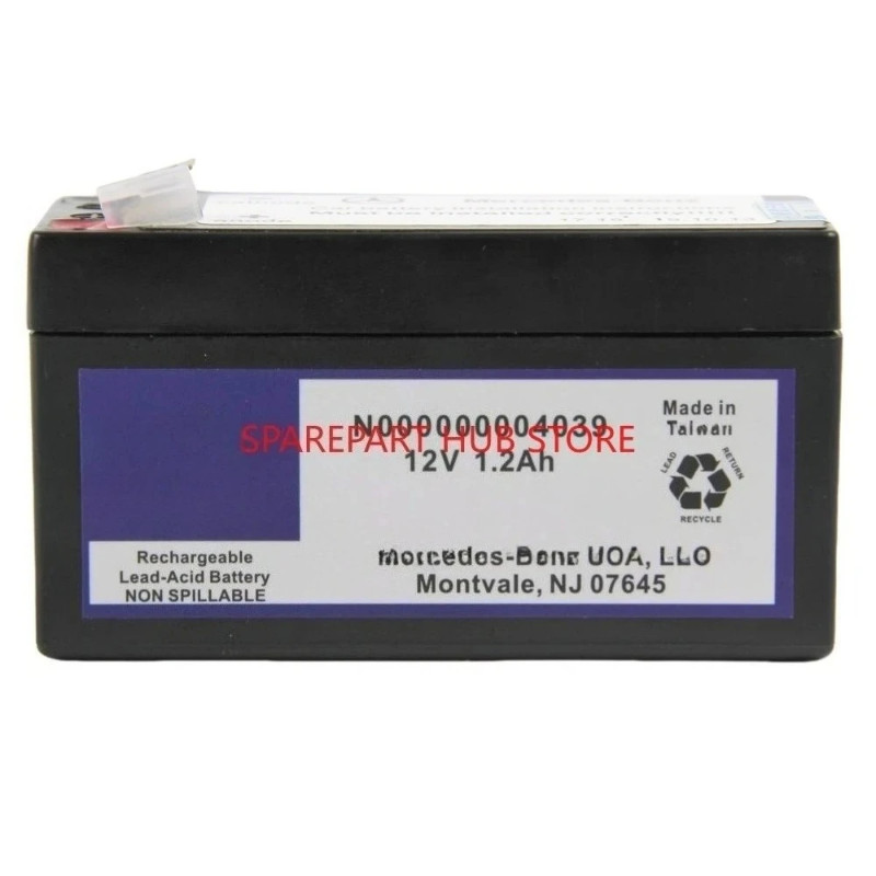 OEM 000000004039 N000000009504 Auxiliary Battery 12V 1.2Ah For Mercedes ...