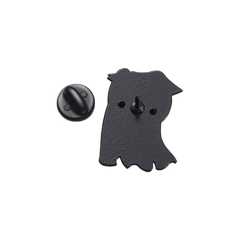 Funny Reading Book Boo Pins Brooches Cartoon Cute Ghost Brooch Metal ...