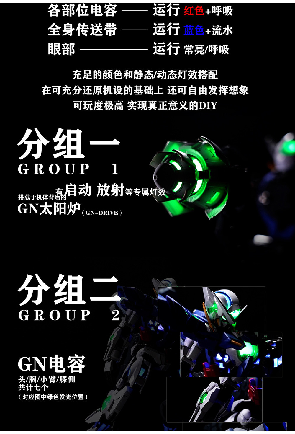 [KOSMOS] LED for PG 1/60 GUNDAM EXIA | Shopee Malaysia