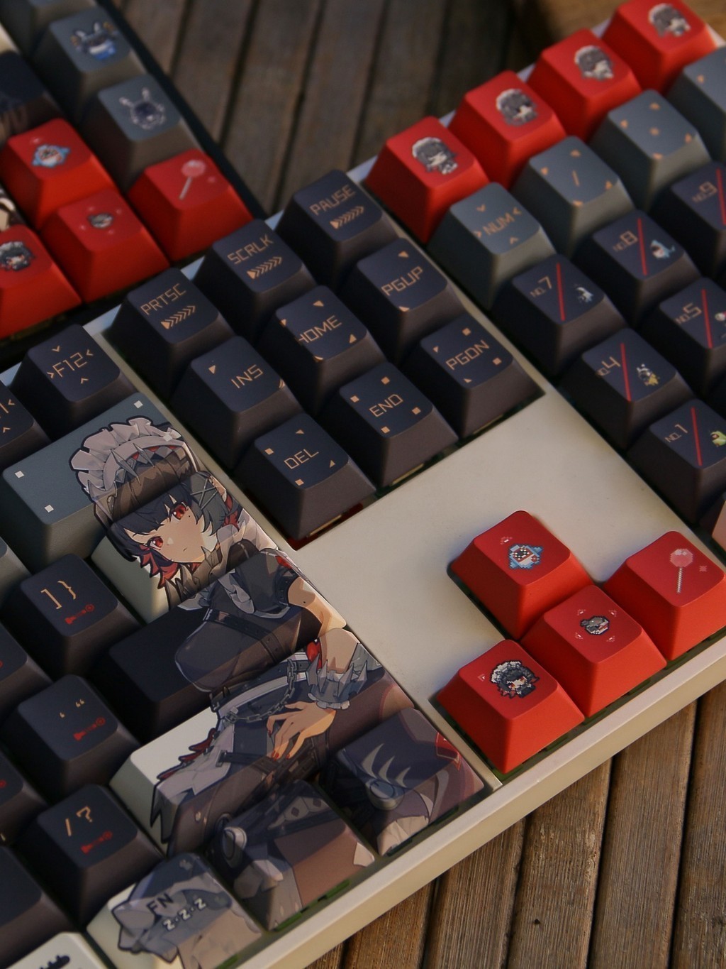 Ellen Joe Keycap Cherry Profile 129 Keys PBT Five-sided Dye Sublimation ...