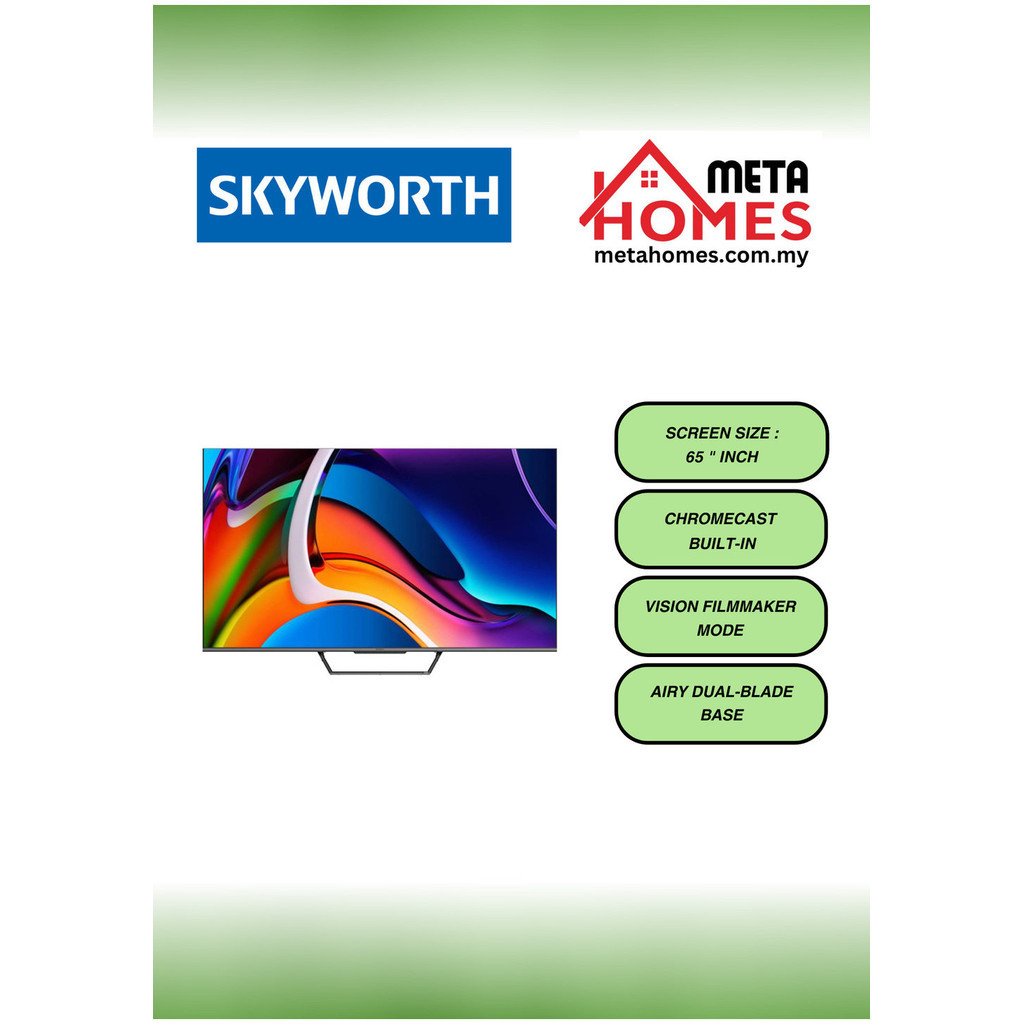 Skyworth 65" QLED 4K UHD Google TV 65SUE8000 | Shopee Malaysia