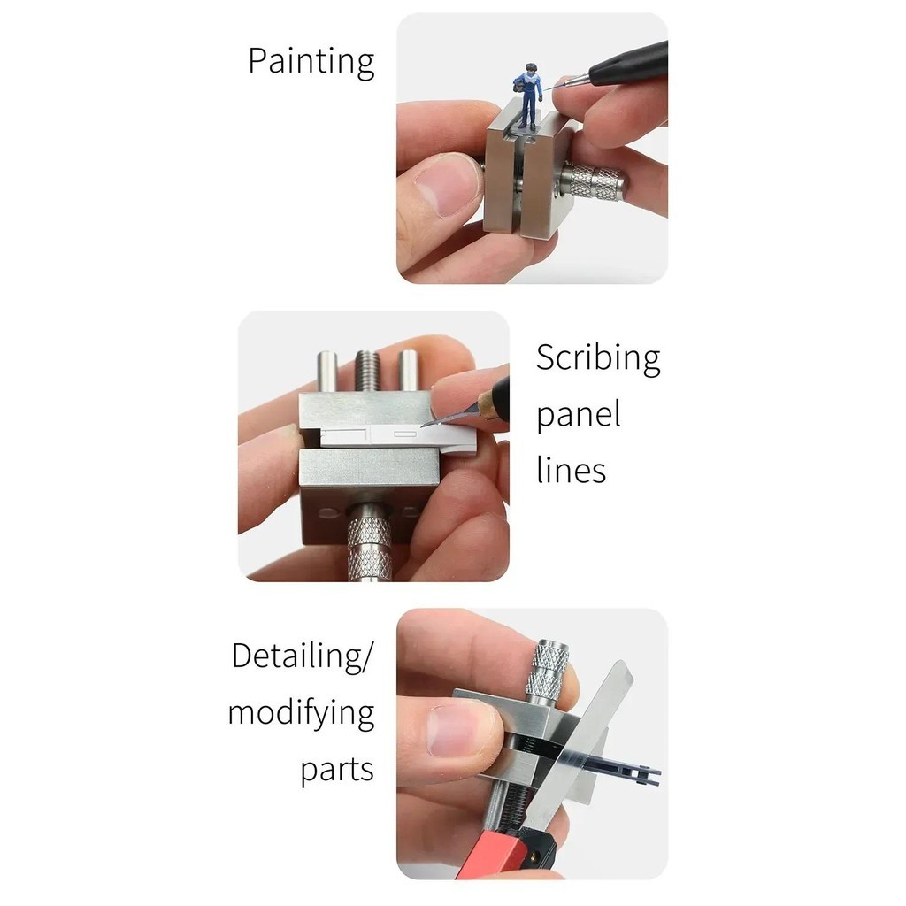 DSPIAE AT-MV Mini Vise Stainless Steel Precision Vise for Gundam Model ...