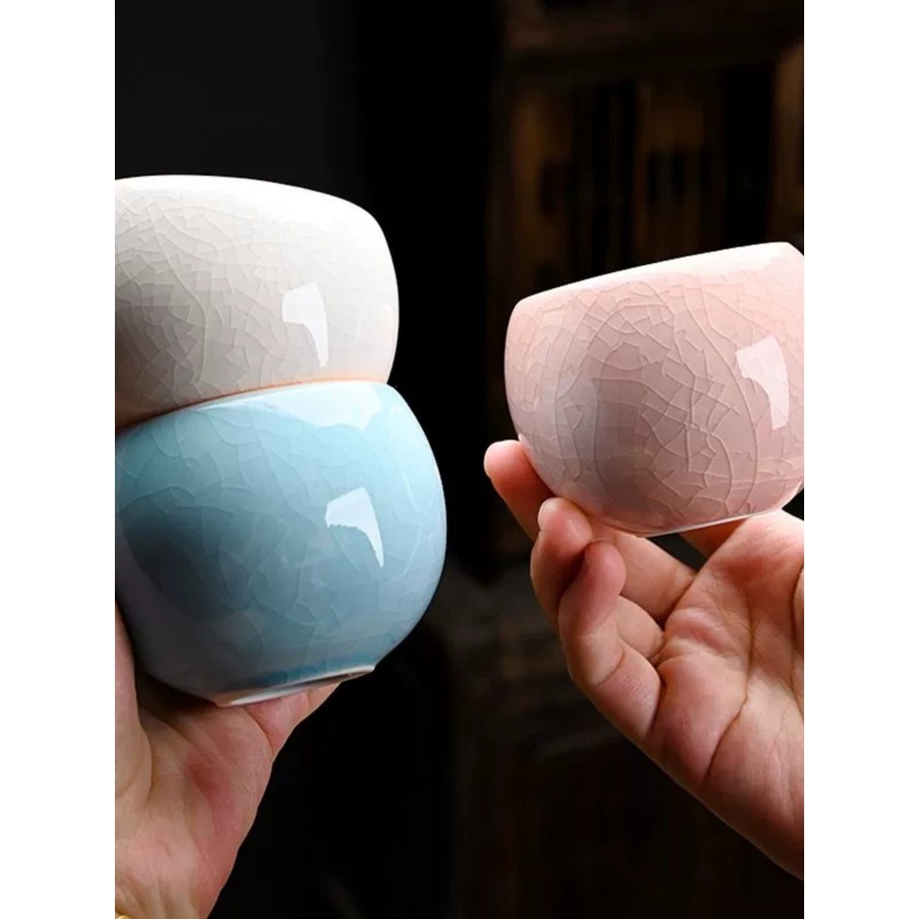 chinese tea set/// Ge Kiln Colorful Ice Crack Master Cup Personal ...