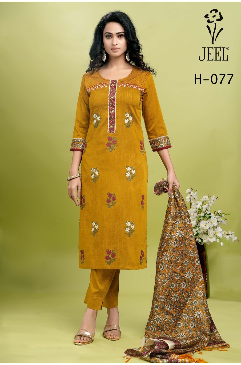 JEEL Punjabi Suits with Straight Cut Pants for Traditional and Casual ...