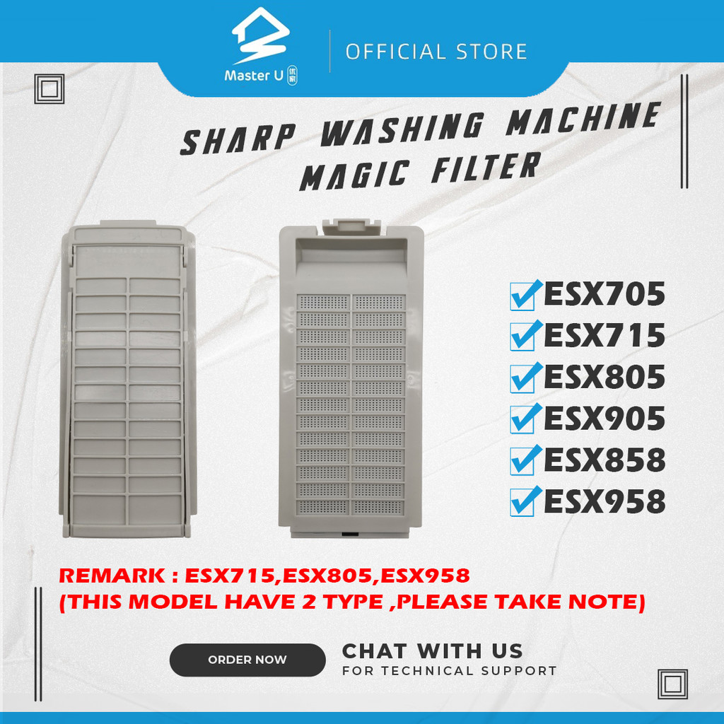 SHARP WASHING MACHINE MAGIC FILTER - ESX705/ESX715/ESX805/ESX905/ESX858 ...