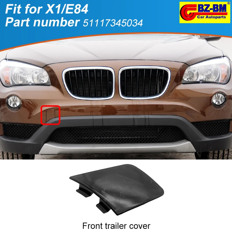 Front Rear Bumper Trailer Tow Eye Hook Cap Cover for BMW X1 E84 m sport ...
