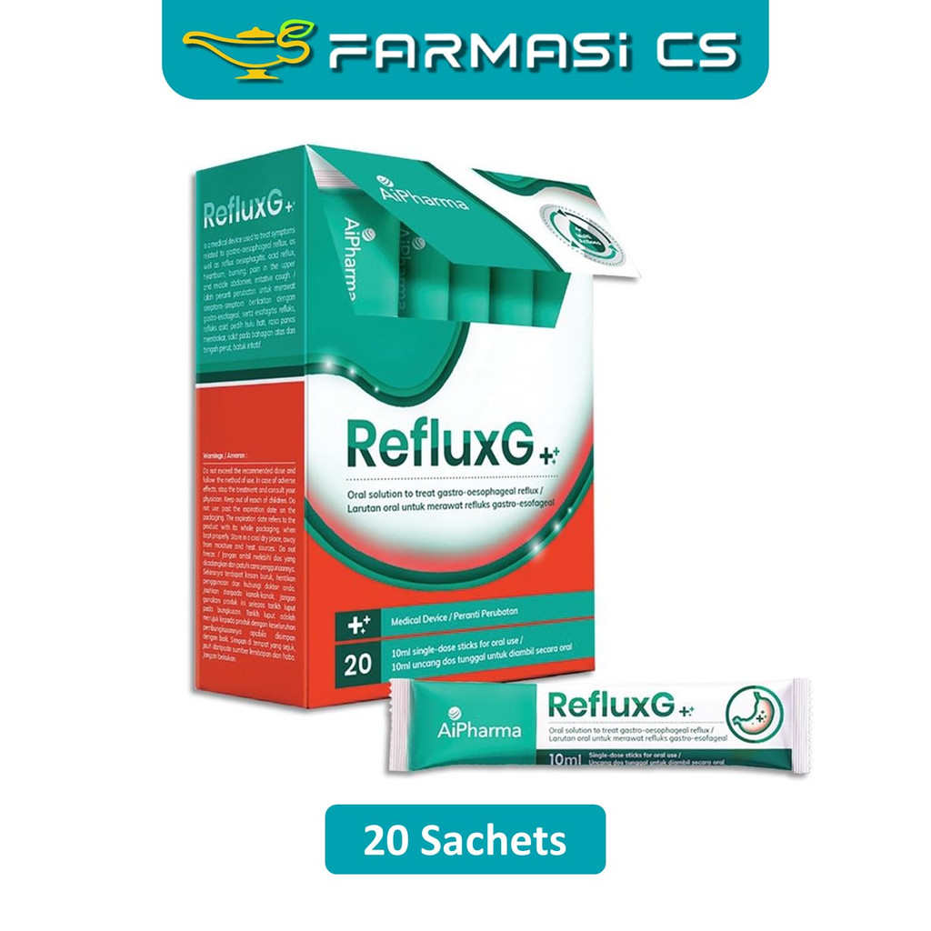 Aipharma RefluxG+ 20 Sachets EXP:06/2027 [ RefluxG Reflux G Gastro ...