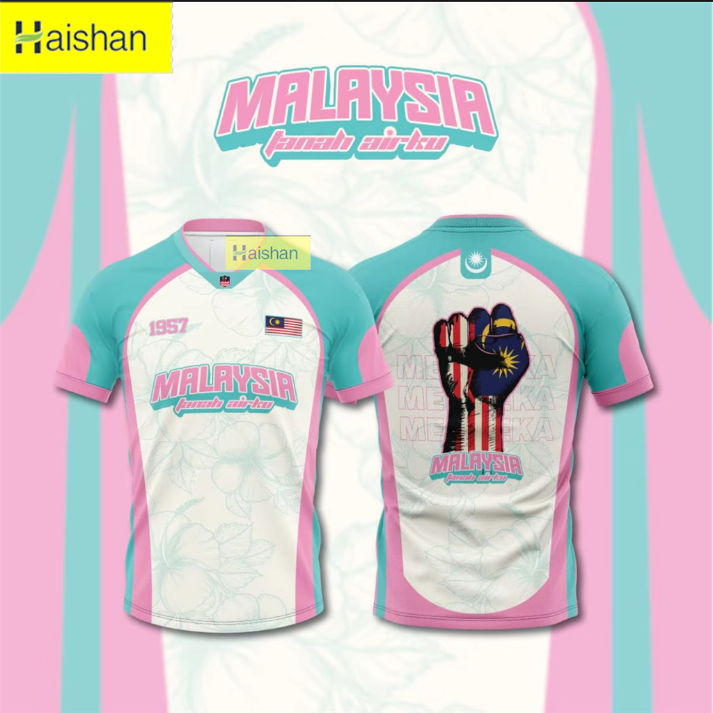 BAJU MERDEKA PREMIUM -LIMITED EDITION-MATERIAL LYCRA 280 GSM | Shopee ...