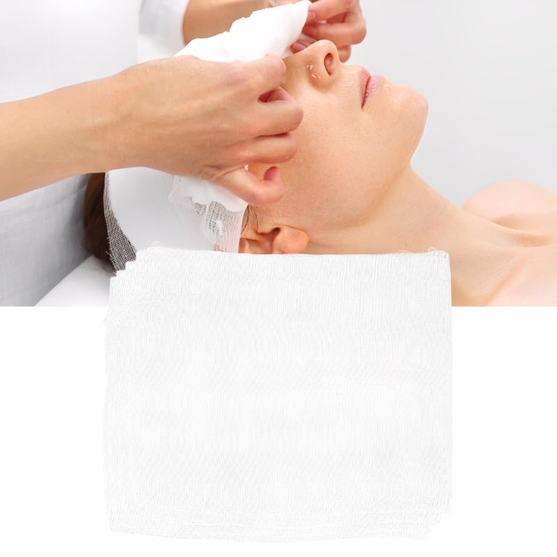 100Pcs Gauze Facial Mask Disposable Facial Paper Facal Care Face ...