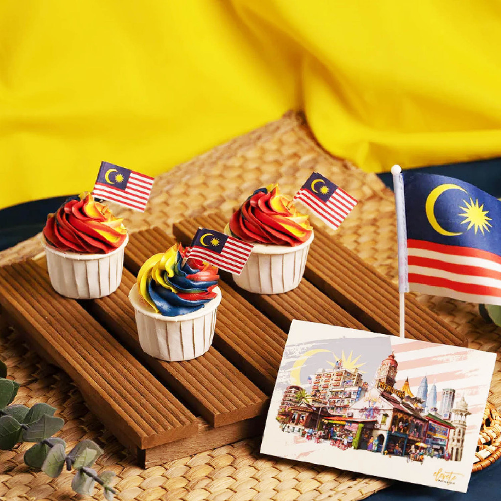 Merdeka Cake Topper Sprinkles Decoration Topper Cake Hiasan Merdeka ...