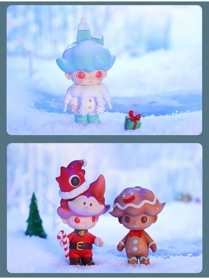 Original Pop Mart Dimoo 2019 Christmas Series Blind Box Figure Doll ...