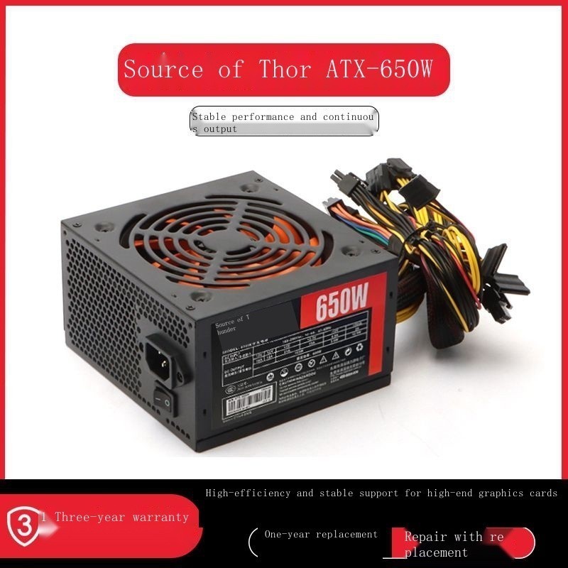 New Rated 300W 400W 500W 600W 700W PC Computer Chassis Desktop Graphics Power Supply | Shopee ...