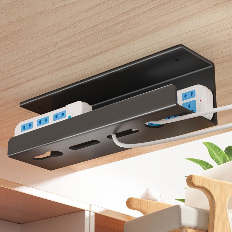 Under-desk Cable Management Rack Plug-in Wire Fixed Storage Slot ...