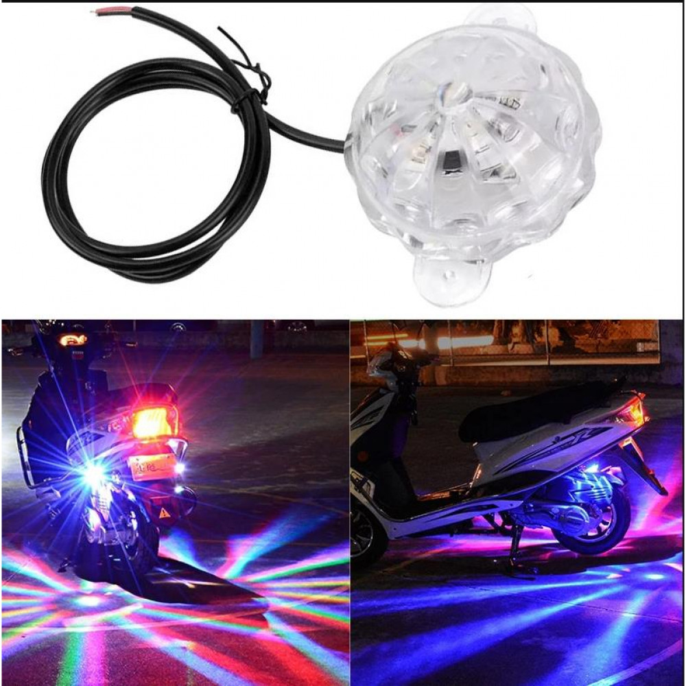 DC12V Moto Chassis Light Motorcycle Lighting Flash Strobe Light 12V-24V ...