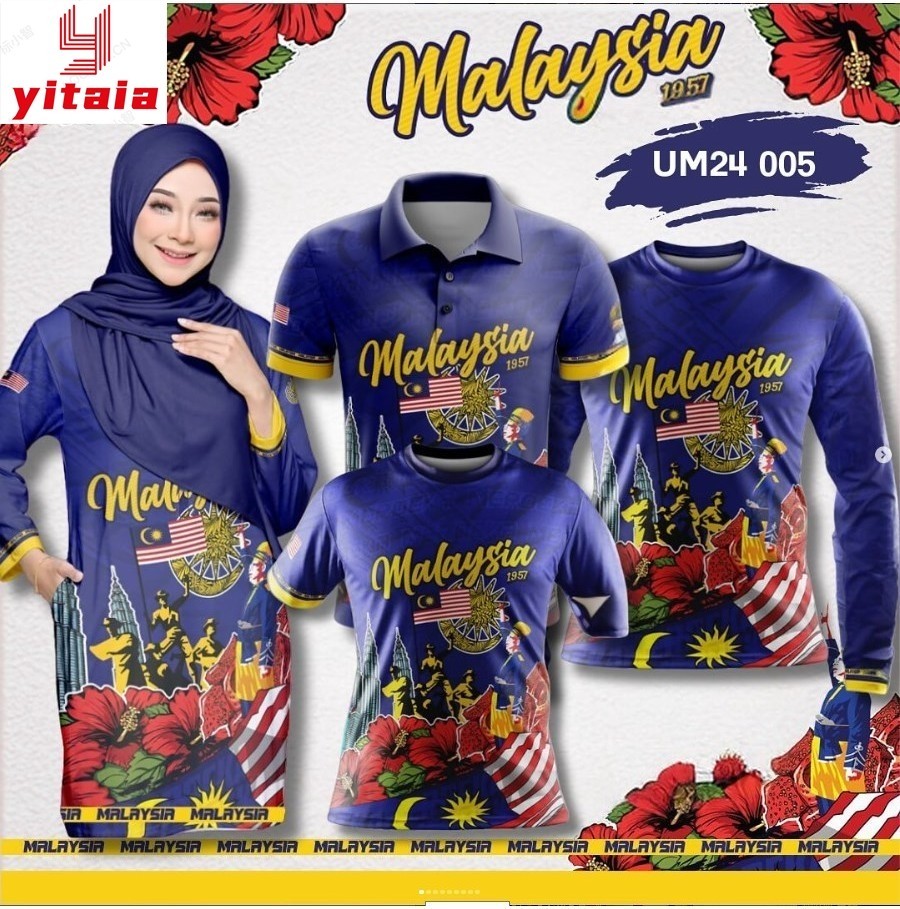 2024 Malaysia Merdeka 67 Special Edition Baju Family t-shirt New ...