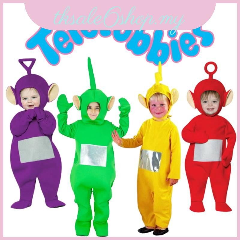 Costume Polyester Teletubbies Cosplay Cartoon Adults Bodysuit Kids ...