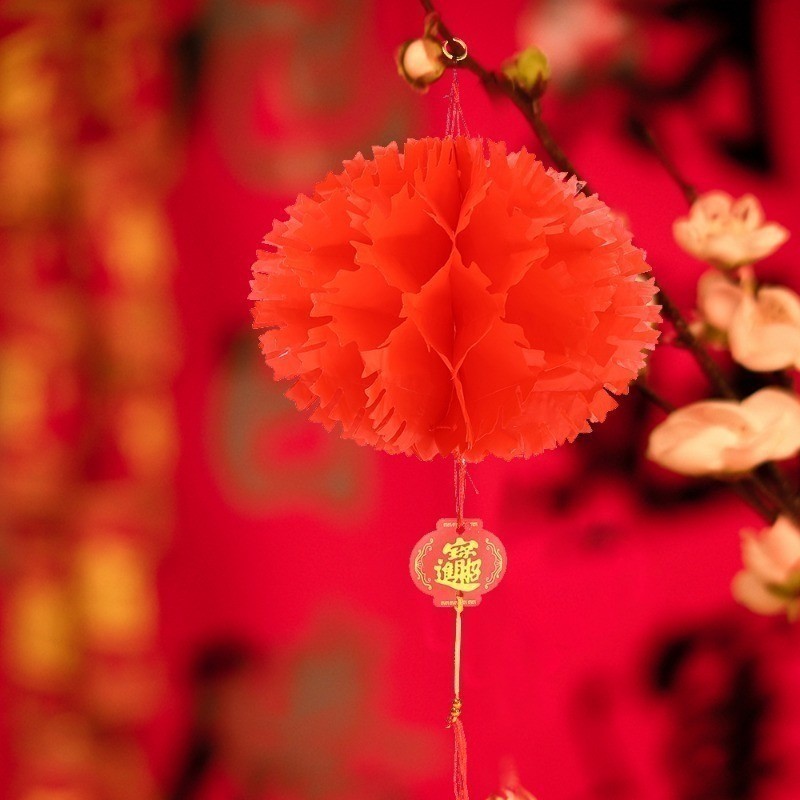 Festival Paper Lantern - Honeycomb Watermelon Lantern Ball - Chinese ...