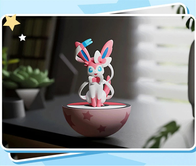 7cm ORIGINAL POKEMON Tumbler Gengar Sylveon Sprigatito Quaxly Fuecoco ...