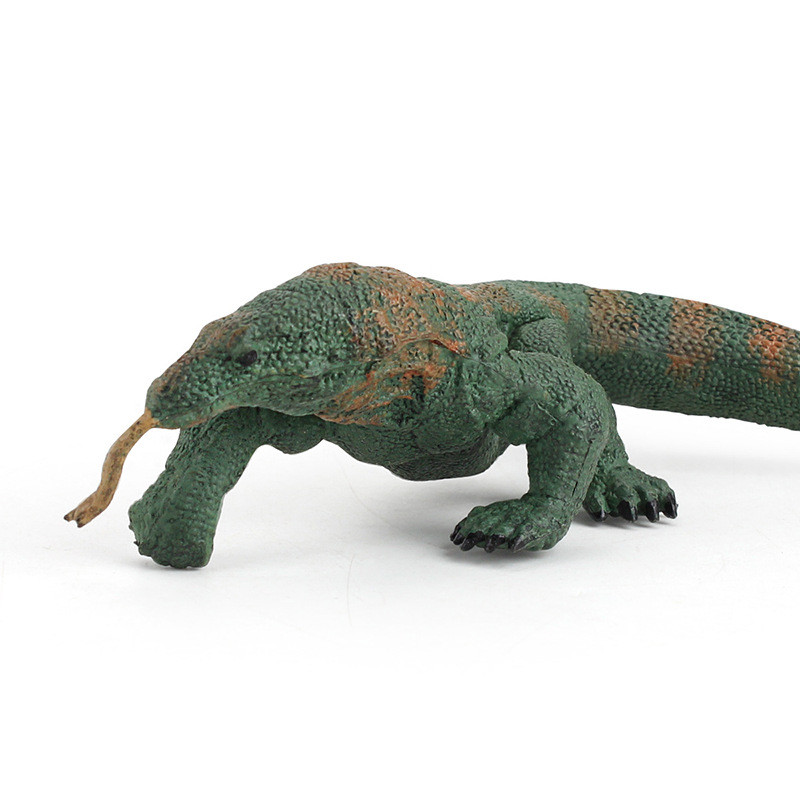Intricate Pvc Static Komodo Dragon Model Realistic Reptile Decor For ...