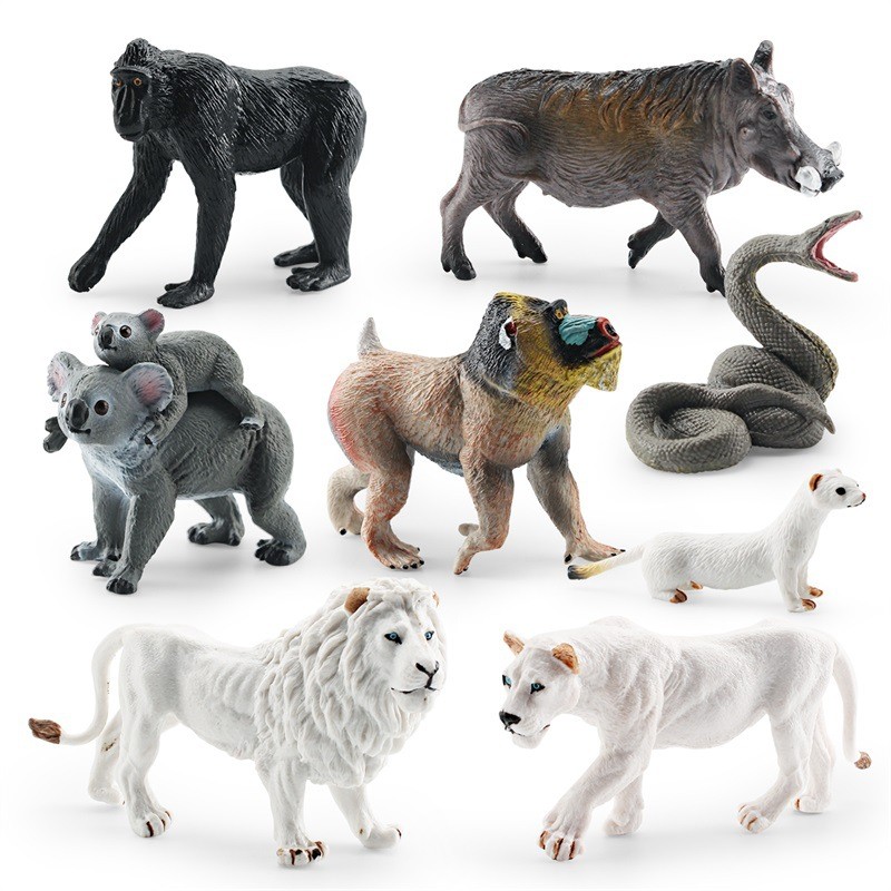 Impressive Realistic Animal Figurines Including African Lions Koalas ...