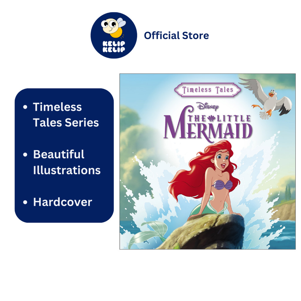 Disney Timeless Tales The Little Mermaid Story Book For Kids To Read ...