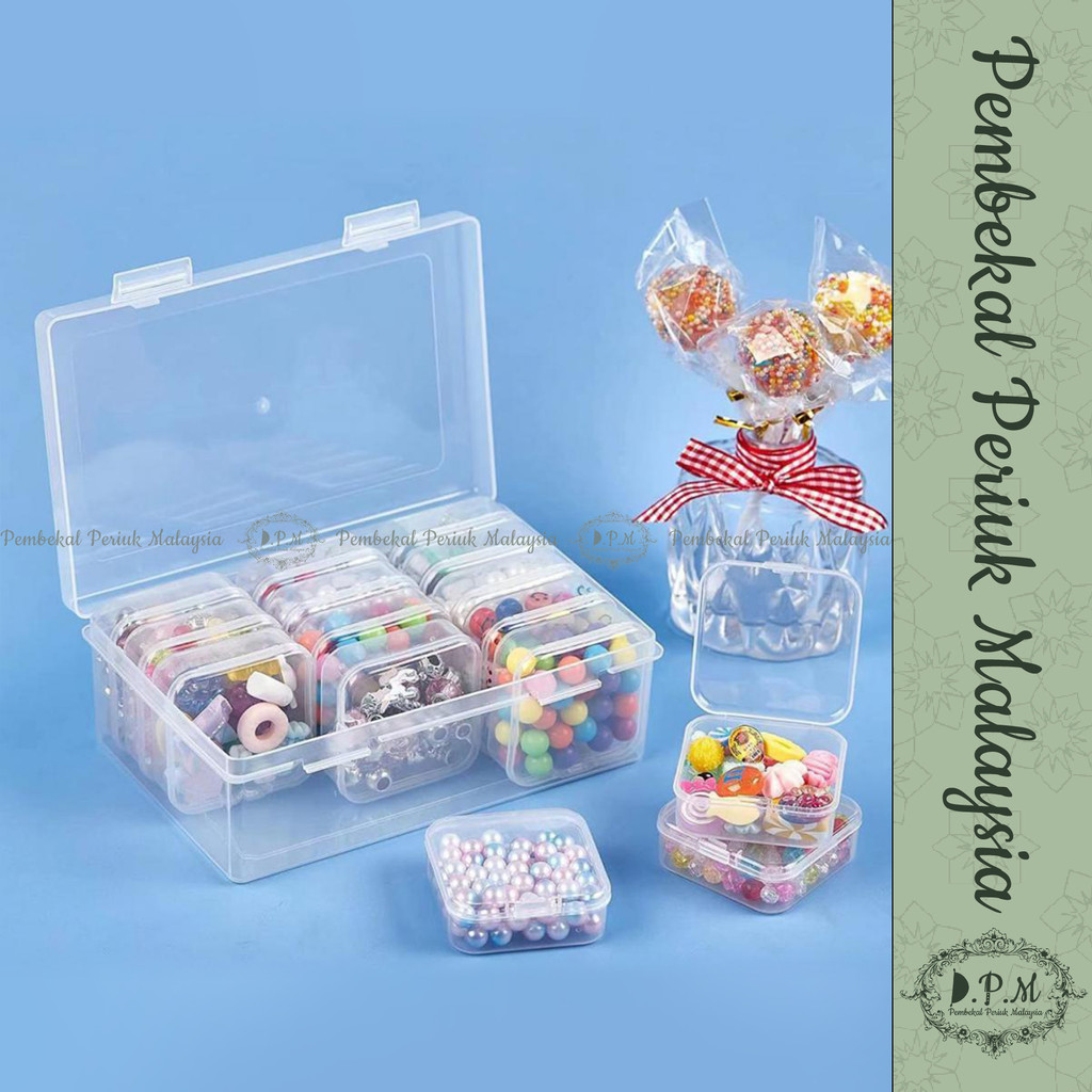 Transparent Plastic Portion Boxes / Kotak Kecil Plastik (READY STOCK ...