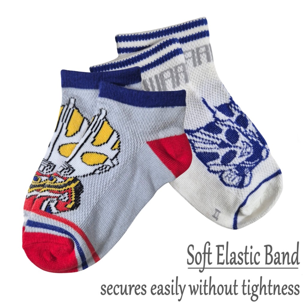 Ultraman TIGA Stokin Kanak-kanak Sarung Kaki Kids Sock Mid-Calf Sock ...