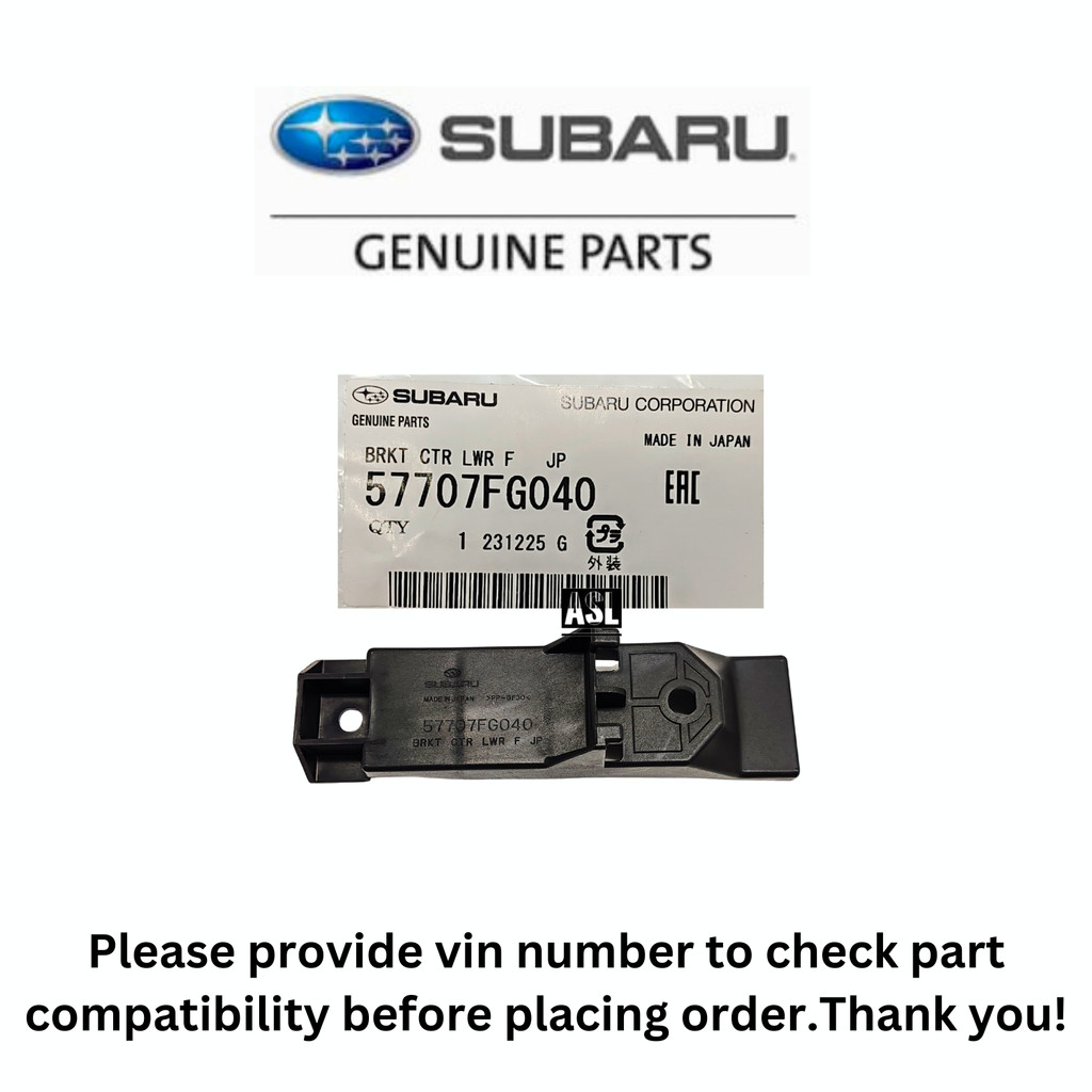 Genuine Subaru V10 Front Bumper Lower Bracket Impreza WRX STI ...