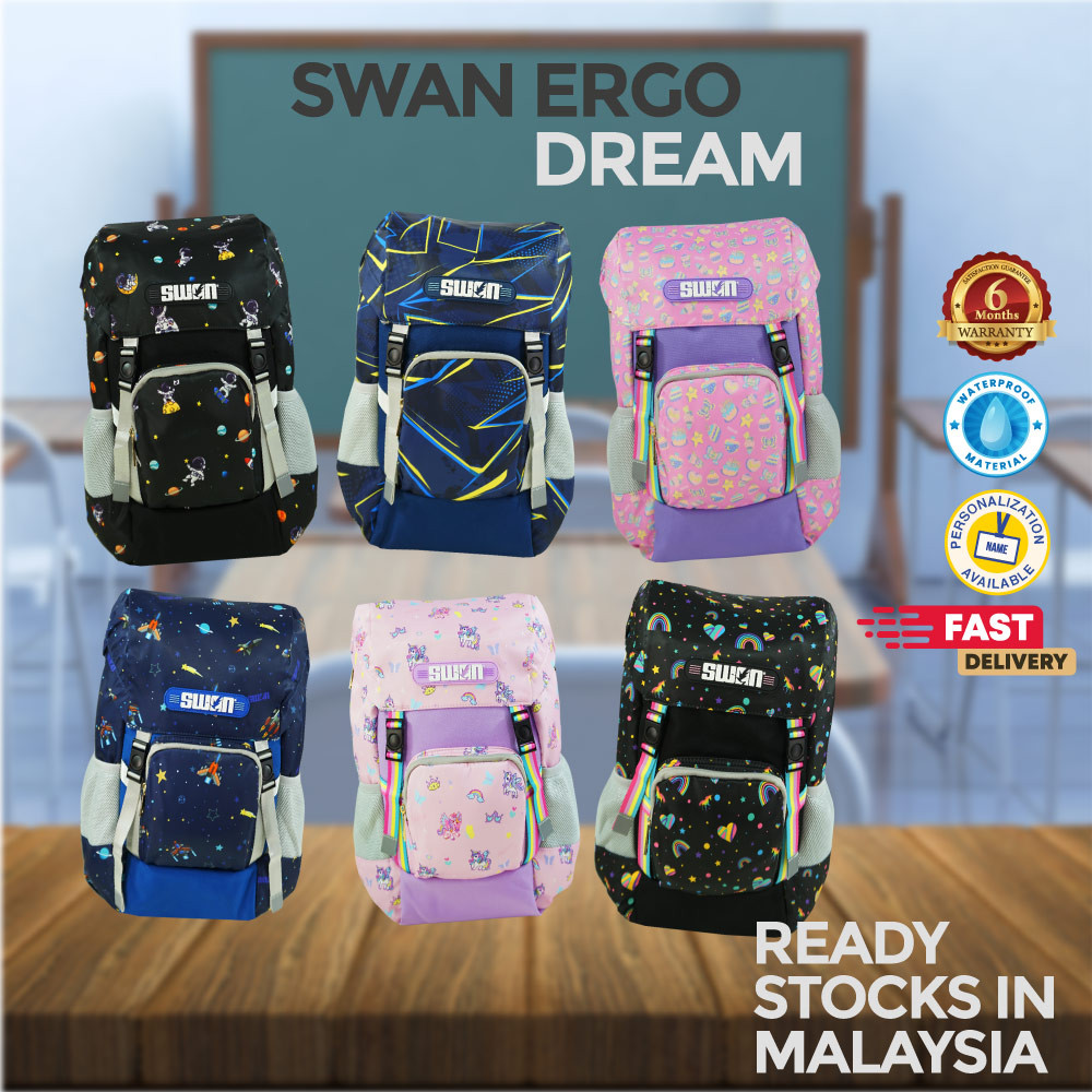 Swan Ergo Dream School Backpack | Shopee Malaysia