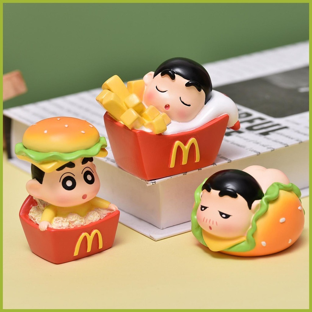 McDonald's Blind Box Cute Figure Crayon Shin Chan Figure Cute Anime ...