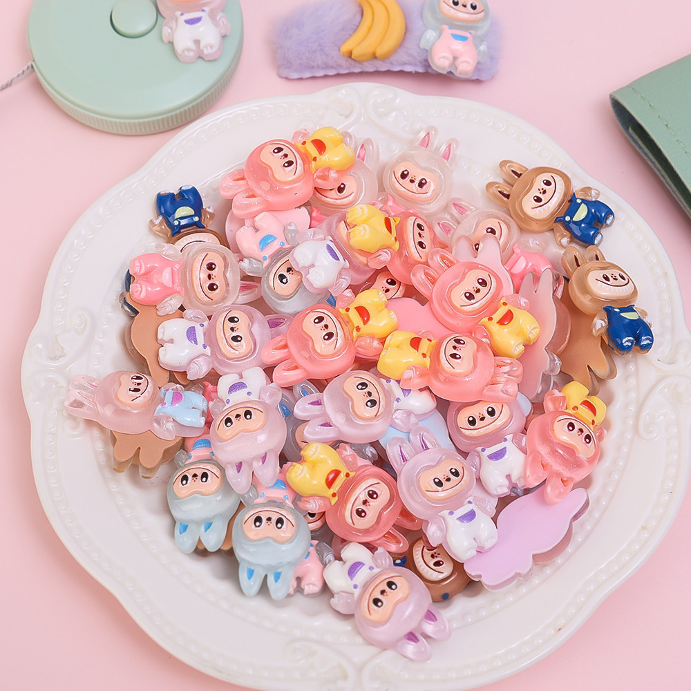 Ice Translucent 3D LABUBU - Cute Doll Gift Diy Pendant Accessories ...