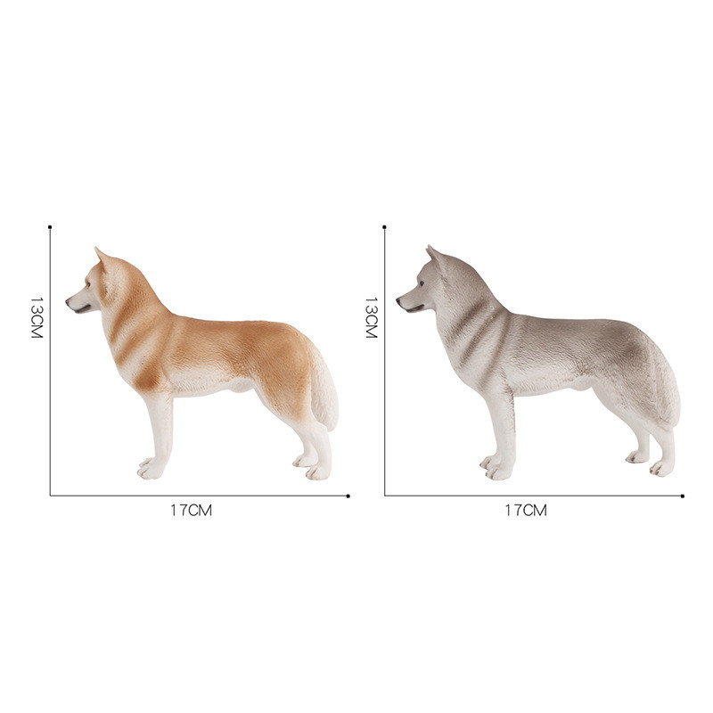 Pvc Husky Realistic Dog Figurine For Animal Enthusiasts Collectible ...